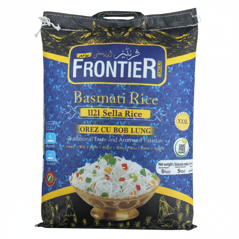 Orez Basmati Frontier Prime, 1121 Sella, 5kg - Raya Halal Store